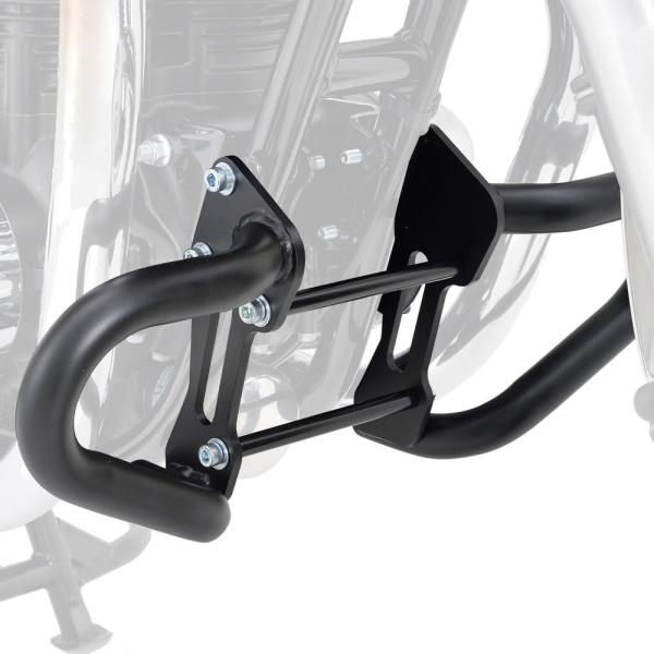 【適合車種】W800/STREET/CAFE（2019年）、W800（2011〜2016年）、W650（2099〜2008年）　【商品説明】大きく張り出さず目立ちにくい。 ●ボルトオン装着可能なφ28.6スチールパイプ製の強固なエンジンガー...