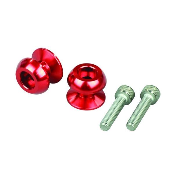 【適合】汎用　【商品説明】リヤショック取り付けボルトやナンバープレートの固定ボルトと交換することでツーリングネット等のフック固定場所を増設できます。 ●アルミ削り出し、アルマイト ●M6×25mm ステンレスキャップボルト付属。 ●取付画像...