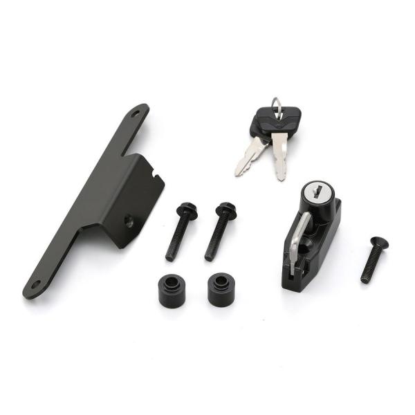 【適合車種】KATANA（刀）　【適合型式】2BL-GT79B　【商品説明】純正風デザインで車体装着状態でも目立ちにくい設計。 ●カギ2本付属。 ●※ホルダーにヘルメットを装着したままの走行は危険ですのでおやめください。 ●※この商品は盗難...