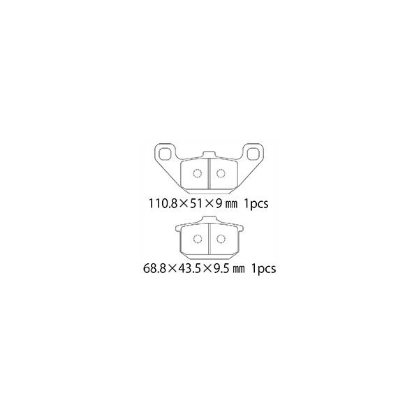 【適合】汎用　【商品説明】タイプ：フロント/リア共通（車両により適合する箇所が異なりますのでお客様にてご確認ください。） ●KS426 ●スタンダードパッドは優れた制動力、コントロール性、耐摩擦性と低いローター攻撃性は、ノーマルを凌いだ普及...