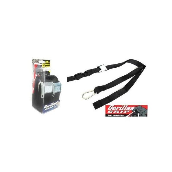 【サイズ】全長180cm×幅40mm　【備考】※モニターの環境により、画像の色が実物と若干異なって見える場合がございます。　【商品説明】カラー：ブラック ●サイズ：全長180cm×幅40mm ●耐荷重量：300kg ●片側のフックにはビニー...