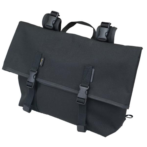 【サイズ】W36×D14×H30〜35cm（最大高）　【商品説明】既存のRR9110 イージーシングルサドルバッグのメイン素材を、ナイロンの７倍もの強度を持つ超高耐久のコーデュラ（R）を採用することで、高耐久高強度のサドルバックへとバージョ...