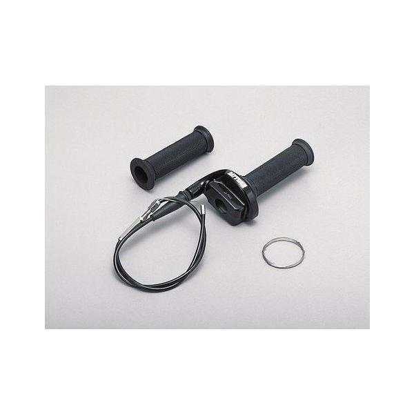 【適合車種】NSR80・NSR50　【適合年式】〜99年　【商品説明】Φ20〜Φ28までのビッグキャブに最適な巻き取り量に設計したスーパーハイスロキット。 ●巻き取りR29mm。Φ28キャブの場合、約55°の回転で全開にできます。 ●エンド...