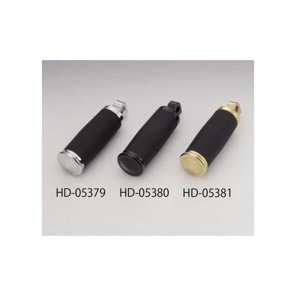 【適合】ハーレー汎用　【商品説明】削り出しのステップ本体に、特殊製法による継ぎ目の無いローレット状のラバー巻き、足元のすべりを軽減します。 ●※11年〜XL1200X/V/C・FXSへの装着は標準状態ではできません。