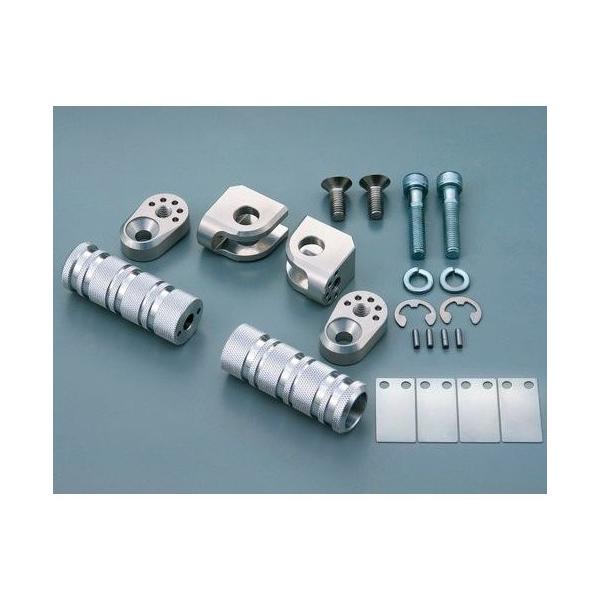 【適合車種】ゼファーχ（ZEPHYR）　【適合型式】G　【適合年式】96〜08年　【備考】※可倒の範囲は純正ステップよりも制限されます。 ※構造上、純正ステップよりもステップバーが外側に付きます。相対的にペダルが内側に入った状態となりますの...