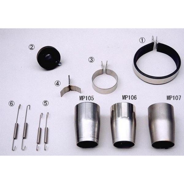 【適合】汎用　【備考】※画像中の番号【5】のタイプの商品です。　【商品説明】スプリングフック（要溶接・ステンレス製）MP102です。