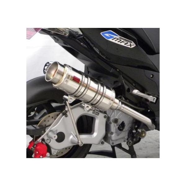 ■受注生産商品となっており、商品手配後 2週間程度入荷にお時間を頂きます。■　　【適合車種】PGO G-MAX125　【適合型式】RFVM2M2A　※平成22年4月1日より施行された認証制度に適合する認証マフラーではありません。ご理解の程よ...