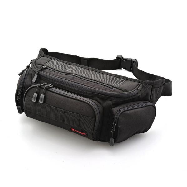 【サイズ】容量：5L　【商品説明】メイン気室、フロント＆サイドポケット、メッシュポケットへ収納が可能。 ●メイン気室には、小分けポケットとカードポケットも装備。 ●日帰りツーリングならこれ1つでOKです。 ●引き裂き強度に優れたリップストッ...