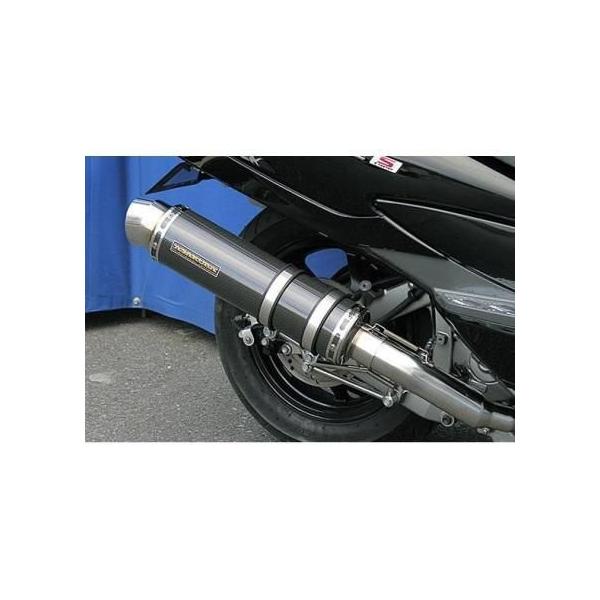 ■受注生産商品となっており、商品手配後 2週間程度入荷にお時間を頂きます。■　　【適合車種】スカイウェイブ（SKYWAVE）　【適合型式】CJ44・CJ45・CJ46　【商品説明】大柄なビッグスクーターの車体にマッチするよう、極太のエキパイ...