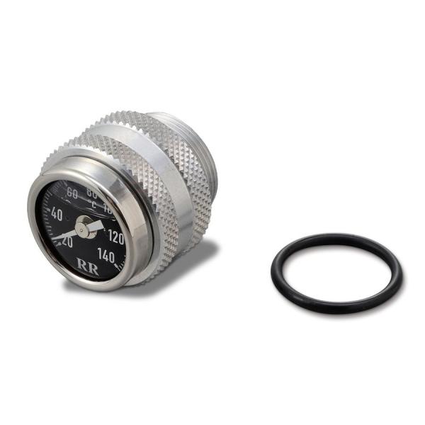 【適合車種】W800　【適合年式】11〜15年　【商品説明】ＲＲ社製のディップスティック温度計。 ●クランクケース内部の温度を測定します。 ●メーター内にミネラルオイルが封入されており、耐振動性に優れます。 ●（目盛：140℃）Made　i...