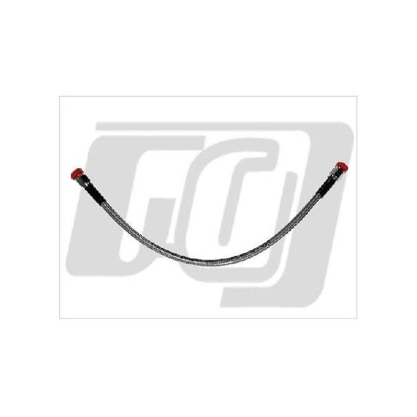 ブレーキホース クロームフィッティング28インチ ステンメッシュクリアコート フィッティング:クローム 長さ:71.1cm（フィッティングを除く）（フィッティング部1.5cmx2）別途バンジョが必要になります。高品質のブレーキホースです。 ...