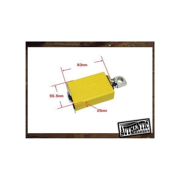 1945 style キックペダル イエロー1945-47年 UL/WL に純正採用されていたキックペダルのレプリカです。素材:プラスチック、スチールメッキ（シャフト部分）●OEM品番 :2091-45【品名】1945Style キックペダ...