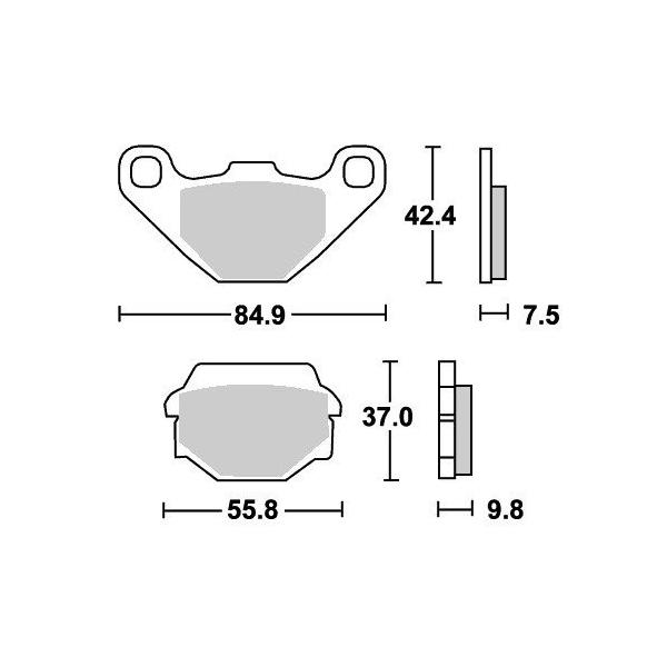 【適合車種】KSR-2　【適合型式】KMX80B1/B2/B3/B4/B5/B6（MX080B-000001〜）　【適合年式】91〜98年