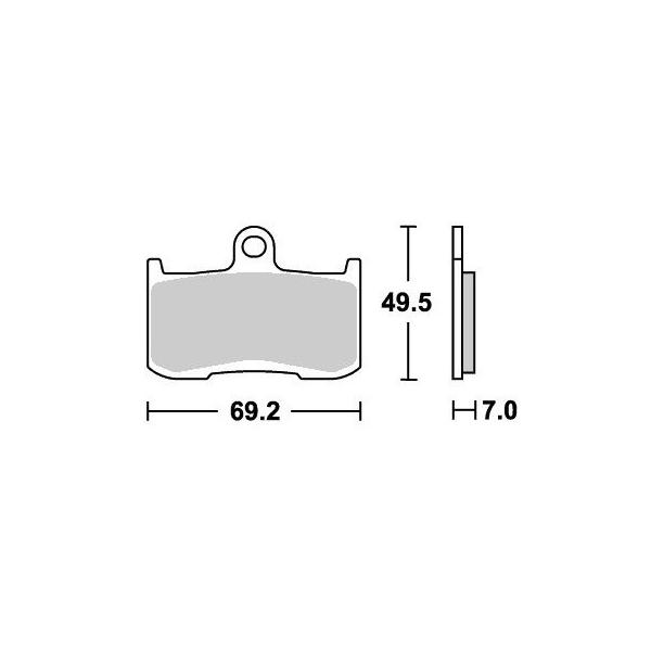 【適合】汎用　【商品説明】SBSブレーキパッドとは ●北欧デンマークに本社を置く、SBS社が手がけるブレーキパッドです。 ●ブレーキパッドの世界NO,1シェアを誇り、自社販売はもちろんオートバイ、自動車のOEM供給に加え、レース等でのサポー...