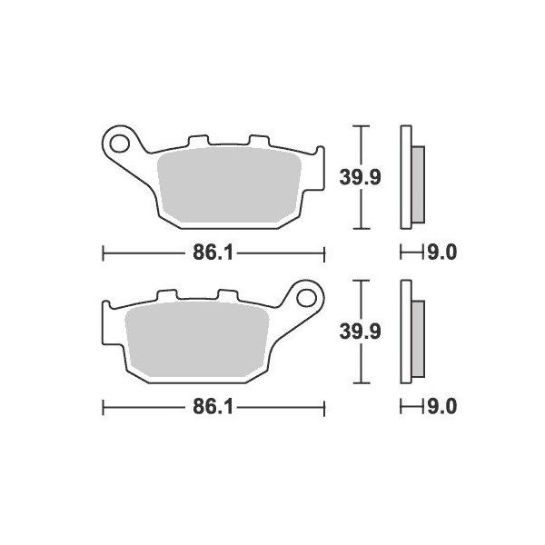 【適合】汎用　【商品説明】SBSブレーキパッドとは ●北欧デンマークに本社を置く、SBS社が手がけるブレーキパッドです。 ●ブレーキパッドの世界NO,1シェアを誇り、自社販売はもちろんオートバイ、自動車のOEM供給に加え、レース等でのサポー...