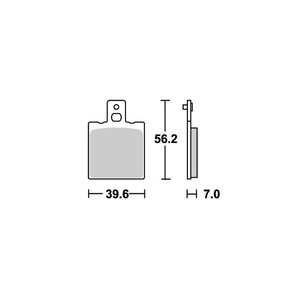 【適合車種】Aprilia RS50　【適合年式】93〜98年　【備考】※正規輸入車と並行輸入車ではキャリパーが異なる場合が多く、必ず現物確認が必要です。特に仕向地、生産ロットにより異なる場合があります。　【商品説明】SBSブレーキパッドと...