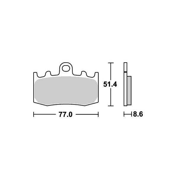 【適合車種】BMW R1100S WITHOUT INTEGRAL ABS　【適合年式】01年〜　【備考】※正規輸入車と並行輸入車ではキャリパーが異なる場合が多く、必ず現物確認が必要です。特に仕向地、生産ロットにより異なる場合があります。　...