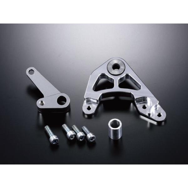 【適合】モンキー カニブレンボ用　【商品説明】カニブレンボキャリパー（ラージピストン）を下側に装着するリアフローティングキットです。 ●ブレーキング時のギャップに対する追従性が向上します。 ●取り付けピッチ84mm ●トルクロッド別売り ●...