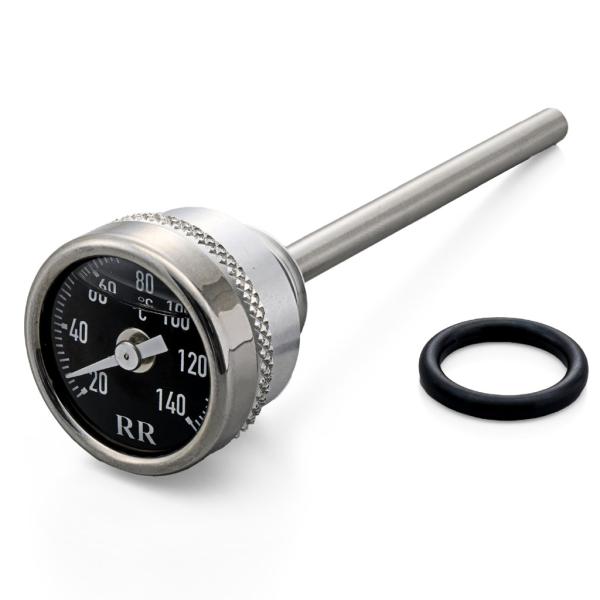 【適合車種】GB350/S　【適合型式】2BL-NC59　【適合年式】2021〜2022年　【商品説明】純正オイルフィラーキャップと交換して装着する、ディップスティックタイプの油温計。 ●メーター内に封入したミネラルオイルは、文字盤の曇りを...