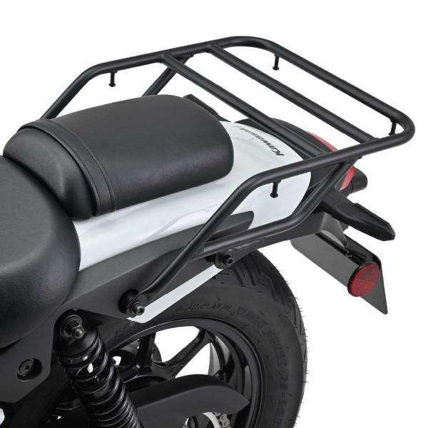 【適合車種】ELIMINATOR/SE（エリミネーター）（24年）8BL-EL400A　【適合型式】8BL-EL400A　【適合年式】2024年　【商品説明】横幅が広い荷台により大きな荷物も安心して積載できるキャリア。 ●タンデムシートとキ...