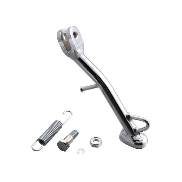 【適合】汎用　【商品説明】車種専用設計で、ボルトオン装着！ ●駐輪の際、非常に便利です。車種専用設計ですので、ボルトオン装着が可能。 ●（一部外装パーツの加工が必要な場合があります） ●EM1e: ●EF16全車種 ●スタンドアーム径：φ17.5