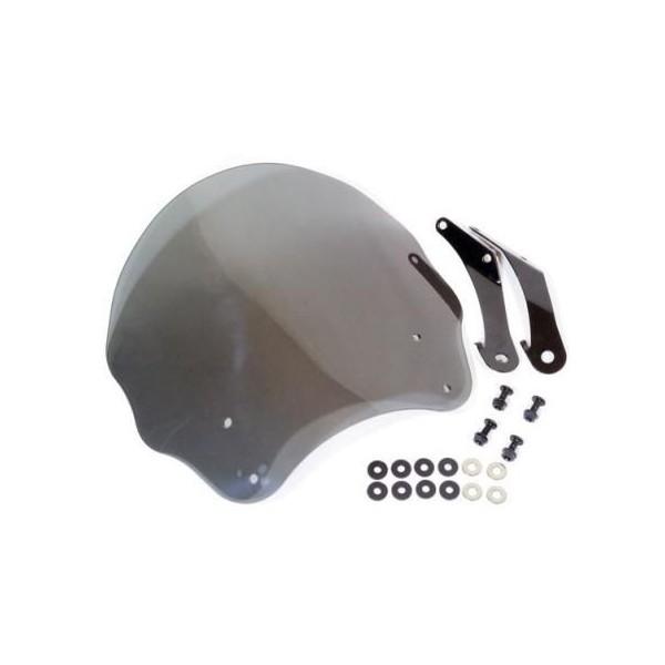 【適合】汎用　【商品説明】大き目のメーターバイザーが欲しいというご要望にお答えして、開発したのが、WS-05Mです。 ●ビキニカウルと同程度の風防効果を備えたメーターバイザーです。 ●スタイル的にビキニカウルはちょっと・・・でも風防効果は欲...