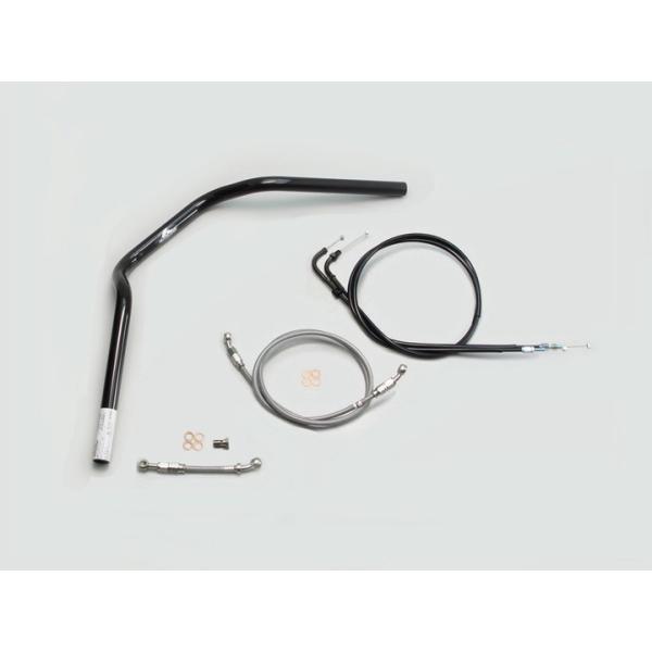 【適合車種】CB1100RS　【適合型式】SC65　【適合年式】17〜19年　【商品説明】ハンドルと交換に必要なケーブル＆ホースSET ●付属：スロットルケーブル・クラッチホース・ブレーキホース ●別途ハンドルの穴開け加工が必要となります。...