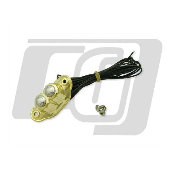 【適合】1インチハンドル用（ハーレー汎用）　【商品説明】2プッシュボタンスイッチハウジングです。 ●1インチハンドル用。 ●小さなパーツですが、材料の質感と細やかな造形で存在感があります。 ●スッキリとしたカスタムの中にも拘りを見せられるパ...