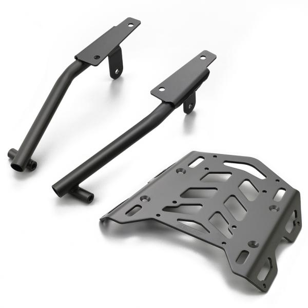 【適合車種】CRF250L/RALL　【適合年式】2021年　【商品説明】スタイリッシュデザインのウイングキャリア。 ●アルミトッププレートと車種専用取り付けフィッティングのセット。 ● ●トッププレート：アルミ5052材/板厚5mm/黒塗...