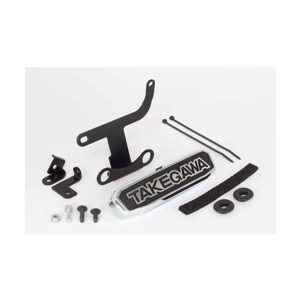 【適合車種】DAX125（ダックス125）　【適合型式】JB04-1000001〜　【商品説明】ステアリングステムにTAKEGAWA ロゴ入りのエンブレムを取り付けるキットです。 ●エンブレムのデザインはネオレトロをイメージしており、表面に...