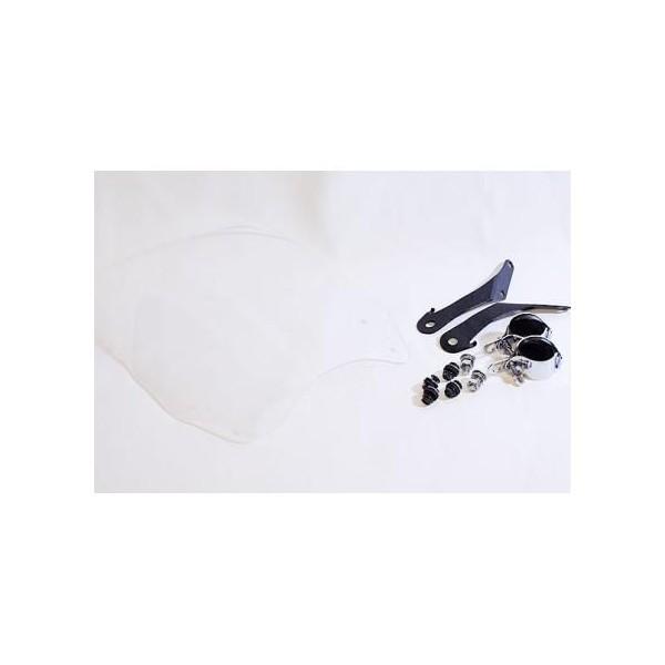 【適合】汎用　【商品説明】取り付けステーのWS−05Mの取り付けバンドつきが販売開始です。 ●取り付けバンドを使用して取り付ける車種のほとんどはアメリカンバイクです。 ●アメリカンバイクの乗車姿勢は直立。その為、マシンのパワーがいくらあって...