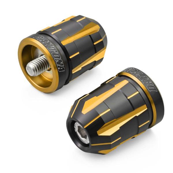 【適合】汎用　【商品説明】「創」と「麗」を極めた逸品PREMIUM ZONEシリーズのバーエンド。 ●アルミの無垢素材から繊細で丁寧な加工で削り出し、2色の色彩がきわだつ優美なデュアルアルマイト仕上げ。こだわりの日本製。 ●スクラッチにエッ...