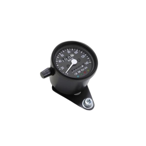 【適合車種】ドラッグスター400（型式：4TR）、ドラッグスター400クラシック（型式：4TR）　【商品説明】素材：ステンレスボディーブラック仕上げ。 ●文字盤：ブラック。 ●サイズ：60Φ。 ●照明：LED（ブルー）。 ●機械式。 ●配線...