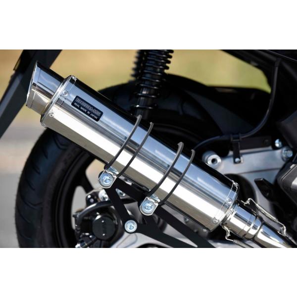 【適合車種】PCX160　【適合型式】8BK-KF47　【適合年式】2023年　【商品説明】重量：3.6kg【純正5.05kg】 ●音量：86.0db【純正84.0db】 ●タイプ：フルエキゾースト ●JMCA/政府認証品 ●※ガスケットは...