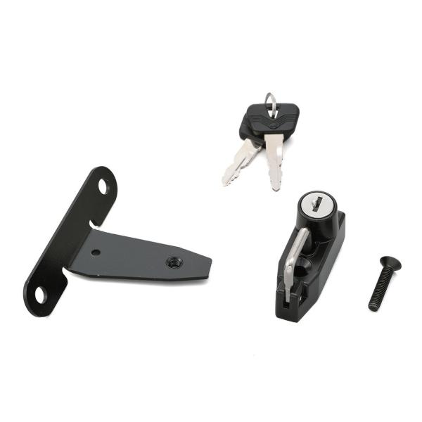 【適合車種】レブル250　【適合型式】2BK-MC49　【適合年式】2017〜2019年　【商品説明】純正風デザインで車体装着状態でも目立ちにくい設計。 ●カギ2本付属。 ●※ホルダーにヘルメットを装着したままの走行は危険ですのでおやめくだ...