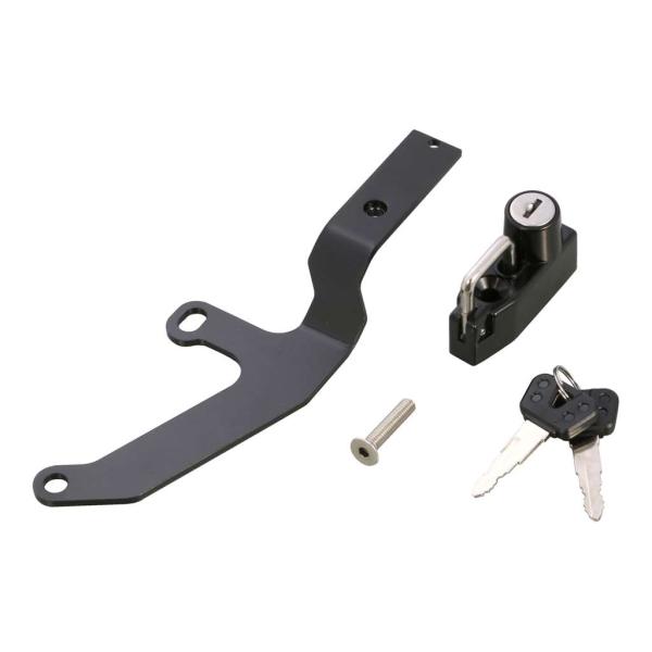 【適合車種】CBR250RR　【適合型式】2BK-MC51　【商品説明】日常の使い勝手を向上させるヘルメットロックです。※ヘルメットを掛けたまま走行しないでください。 ●ボルトオン ●キー2ヶ付属 ●プレート：スチール製/ブラック ●装着箇...
