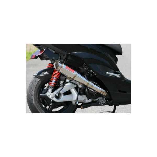 【適合車種】シグナスX（国内1・2・3型）　O2センサー無し車両　【商品説明】ステンレス輪切り溶接エキパイ ●サイレンサー形状：テーパー ●外径：φ86 ●筒長140mm＋テーパー長140mm ●バッフル付き ●出口形状：M1タイプ ● ●...