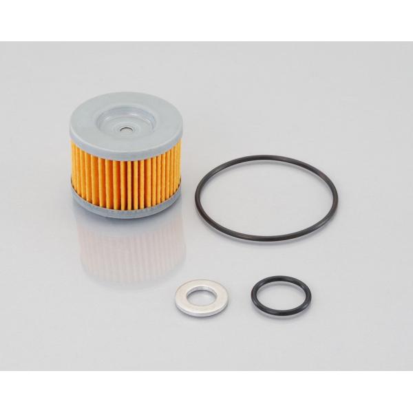 【適合車種】Dトラッカー125　【適合型式】LX125D　【商品説明】オイル交換時に必要なオイルエレメントを始め、各種O リングを車種ごとに専用設定。 ●【セット内容一式】 ●オイルエレメント：FH-5 ●Oリング：OK-04（フィルターカ...