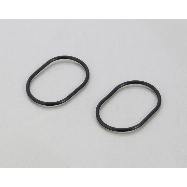【適合】汎用 GROM等ホンダ横置ENG　【商品説明】純正部品と同サイズの補修用Oリングです。オイル漏れ、滲みやOリングの表面にキズ、クラックが入った時は新品へ交換する必要があります。 ●備考 ●サイズ： 楕円 ●2個1SET ●適合純正品...