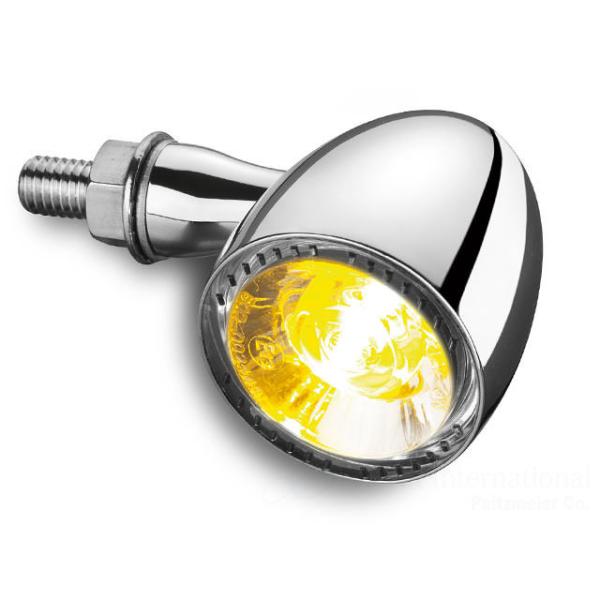 【適合】汎用　【商品説明】ケラーマン/Kellermannを代表するLEDウインカー Bullet 1000 PL/バレット 1000 PL。 ●弾丸をイメージしたその形状はシンプルで疾走感を演出。 ●シェルは金属製の高い質感を誇り、点灯部...