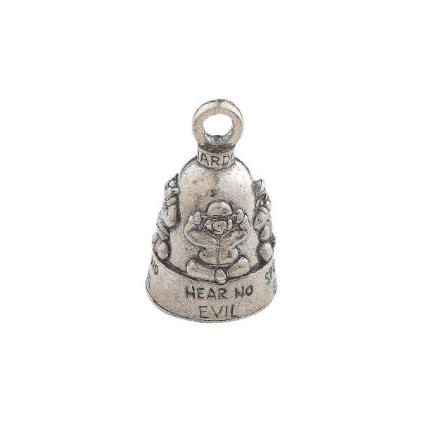 【適合】汎用　【商品説明】内容品：ベル本体×1個　ポーチ×1個 ●素材：合金 ●色：クローム ●サイズ：ベル本体　縦：約40mm　直径：約25mm ●商品説明：『バイカーベル』とも呼ばれ、アメリカのバイク乗り達が身に着けている魔除けのベルで...