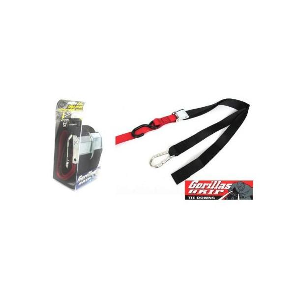 【サイズ】全長180cm×幅40mm　【備考】※モニターの環境により、画像の色が実物と若干異なって見える場合がございます。　【商品説明】カラー：レッド ●サイズ：全長180cm×幅40mm ●耐荷重量：300kg ●片側のフックにはビニール...