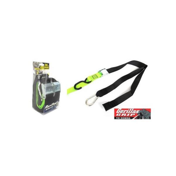 【サイズ】全長180cm×幅40mm　【備考】※モニターの環境により、画像の色が実物と若干異なって見える場合がございます。　【商品説明】カラー：グリーン ●サイズ：全長180cm×幅40mm ●耐荷重量：300kg ●片側のフックにはビニー...