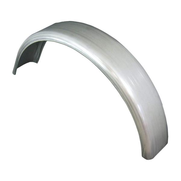 【適合】汎用　【商品説明】色：スチール地 ●サイズ：全幅：約5インチ（約12.7cm） ●平面部分幅：約4インチ ●高さ：約1インチ ●外周：約108.5cm ●板厚：約2mm ●素材：スチール ●内容物：フェンダー×1枚 ●注意事項：生産...