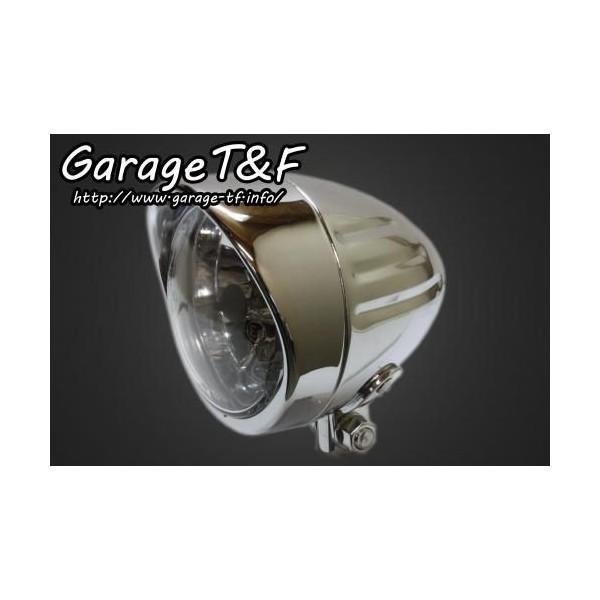 【適合】汎用　【商品説明】【製品の仕様】 ●スチール製。メッキ仕上。 ●レンズ部：約103mm。 ●全長：約120mm。 ●バルブ：12V60/55W　H4。 ●【製品の特徴】 ●H4バルブで明るいです。