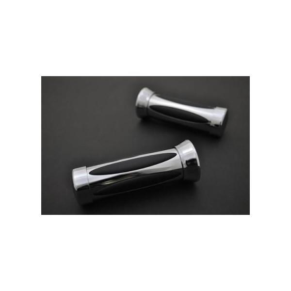 【対応ハンドル】22.2mmハンドル　【商品説明】R側内径：φ25 L側内径：φ22 ●グリップ全長：134mm  ●グリップ内長：120mm