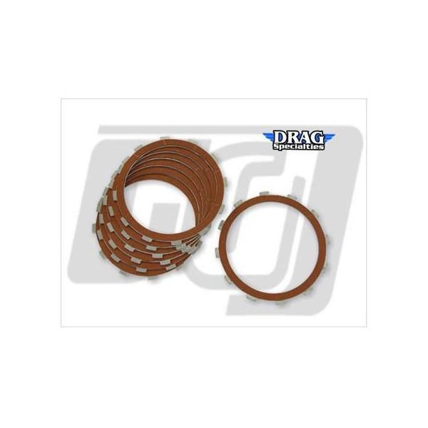 DSI製 クラッチフリクションプレート1984-1990年式 スポーツスター用 7枚セット※交換作業は専門のショップにて行ってください。●OEM品番 :36788-84【品名】84-90年XLクラッチフリクションプレートセット　【商品番号】...