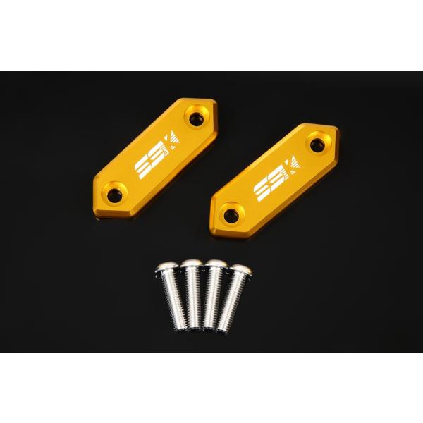 【適合車種】Ninja250（ニンジャ）　【適合年式】13年〜　【商品説明】左右セット ●付属品：ステンレスボルト4本 ●バックミラーをハンドルマウントした際やサーキット走行時ミラーを外した際にミラー取付穴を埋めるドレスアップパーツです。 ...