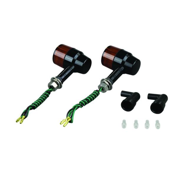 【適合】汎用　【商品説明】※電球は付属しません。 ●CNC旋盤によるアルミ削り出し。鋳造品とは異なったアルミ削り出し独自のカスタムパーツ的な雰囲気を持っています。 ●また、ステー部をウィンカー本体へのねじ込み式にする事で、鋳造品にあるような...