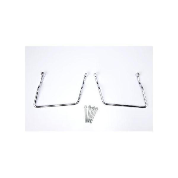 サイドバッグの巻き込みやタイヤとの擦れを防止します。取り付けボルトが付属しますので、商品到着後すぐに装着していただけます。材質：スチールメッキ【品名】サイドバッグサポート　【商品番号】U4-BGM6　【メーカー】U-CP（ユーシーピー）　【...